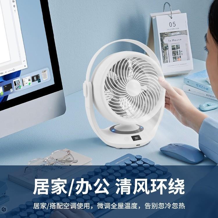 新usb无叶高速加湿桌面手持吊扇小风扇香薰支架充电式便携小风扇