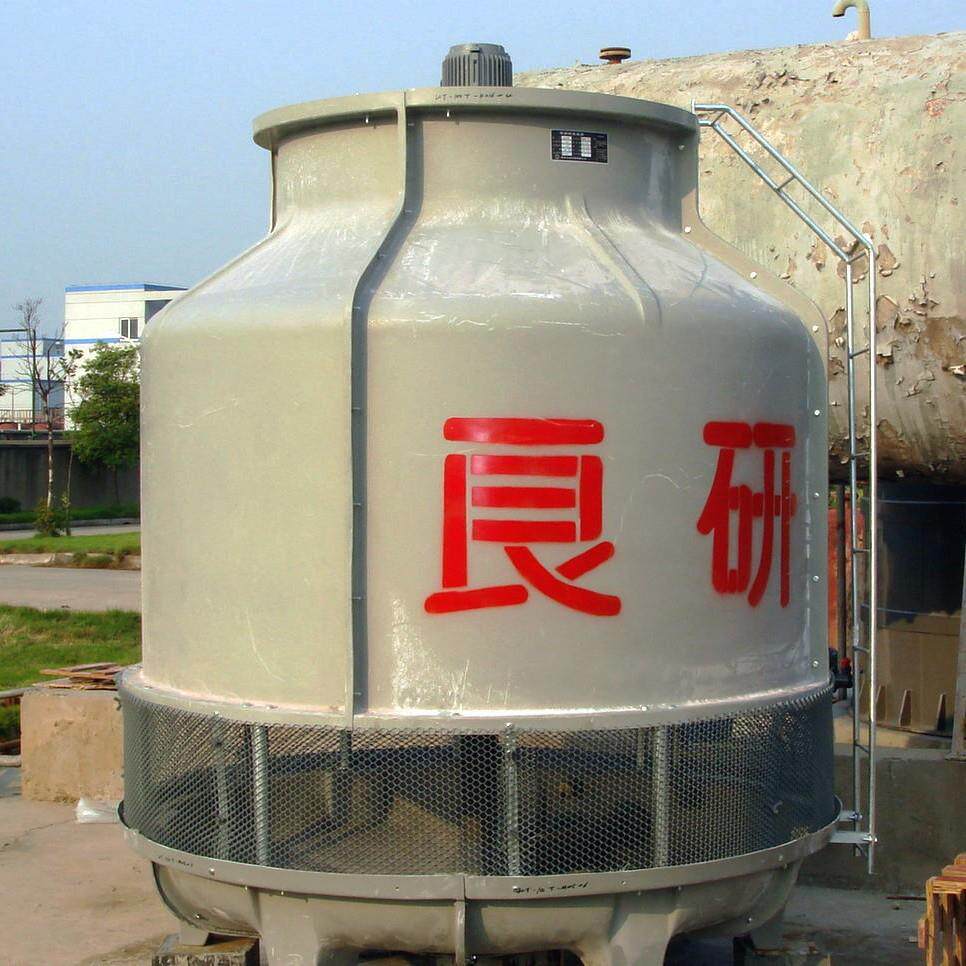 25吨玻璃钢冷却水塔注塑机凉水塔圆形冷却塔散热塔低噪散热