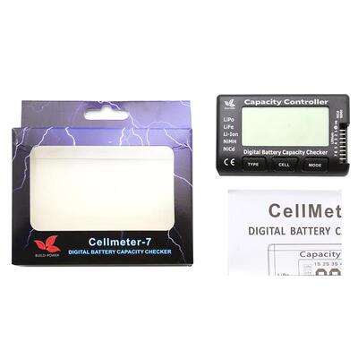 cellmeter7 高精度数字电显 支持镍氢 镍镉 航模锂电池 2至7S