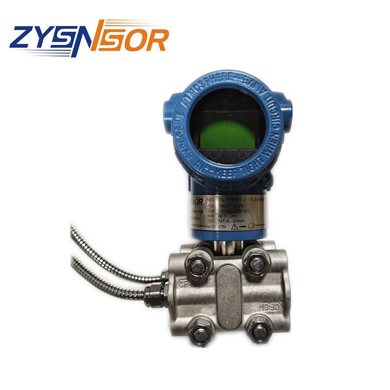 ZYSNSOR液位计 量程0-2米,4-20MA/HART, 双卡盘50.5,单边毛细