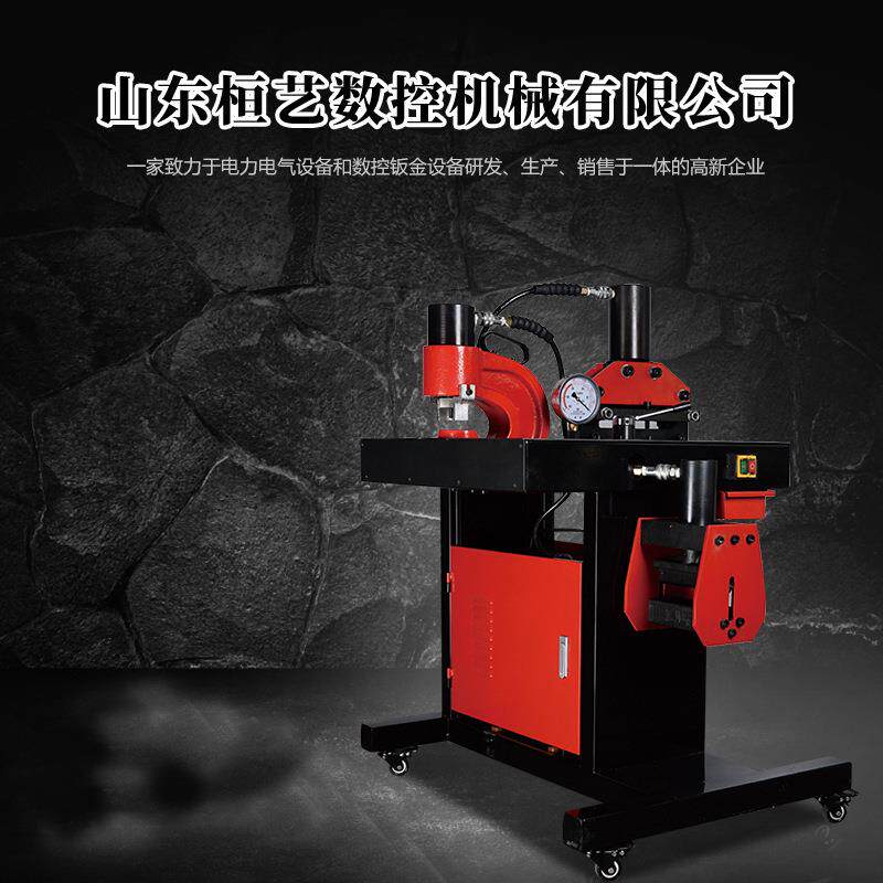 数控母线加工机 折弯机冲孔机铜排剪切机DHY-200A 电力电池配件