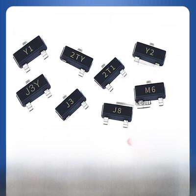 贴片Y1Y2J3J6J8M6 J3Y 2TY 2T1三极管S8050 8550 9012 9013 SOT23