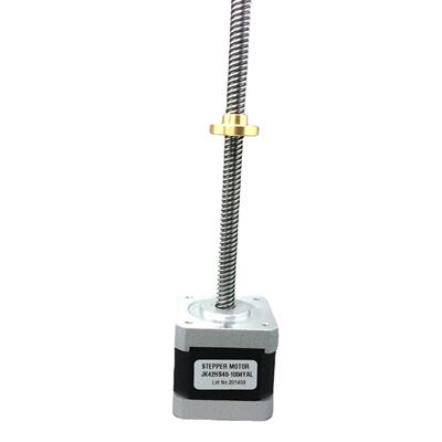 NEMA1742杆步进电机机丝身长4JK42HS400mm光电流1A滑台导轨激电视