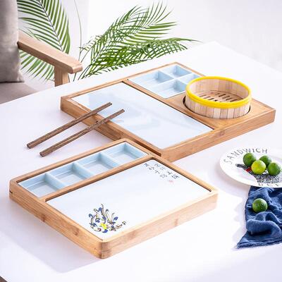 个性北意京烤鸭盘子片皮鸭专用拼EXI盘意组合饭店境创菜菜特色餐