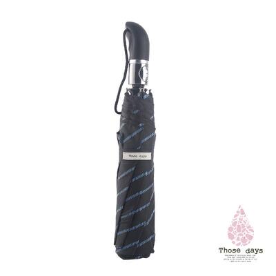 正品面日本条Those days男式68cm超大伞全自动色三折雨伞纹纯商务