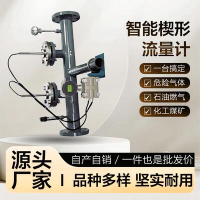智能楔形流量计耐高温一体式易结晶液体带蒸汽保温夹套流量计厂家