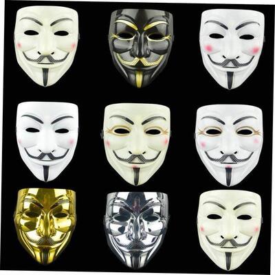 Halloween decoration Scary Face mask V Vendetta mask万圣面具