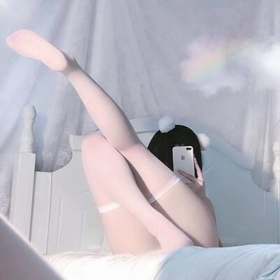 stockings see through knee socks 长筒袜丝袜过膝袜