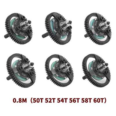 TRAXXASSLASH2WD波箱齿轮0.8模总成=50T+52T+54T+56T+58T+60T