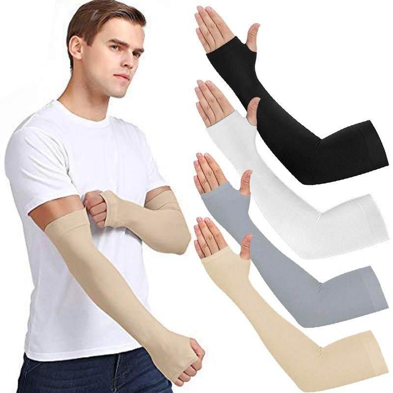 4 Pairs Arm Sleeves Cover Cycling UV Sun Protection Sleeve