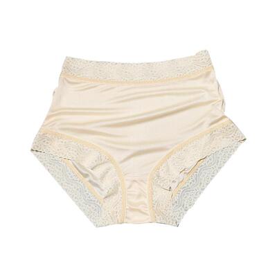 Women's breathable lace panties with seamless buttocks and