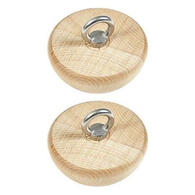 Hemi-sphere Hand Grip Ball Wooden Grip Ball Portable Solid