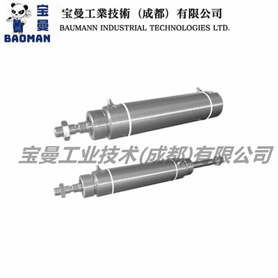 艾默生ICS-D2系列不锈钢圆筒气缸卫生型洁净设计