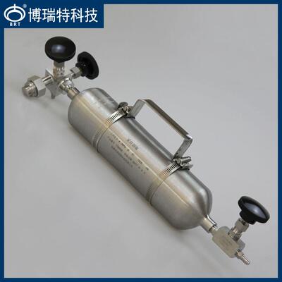 BPL-1000型 1000ml/2Mpa 【316L不锈钢】双端无缝液氯采样钢瓶