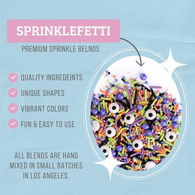 Monster Mash Sprinkles Halloween Cupcake & Cake Decorations