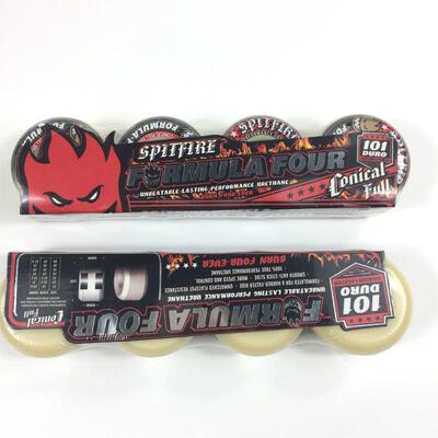 spitfire wheels小火人双翘滑板轮101A硬轮红色52*32mm动作H型