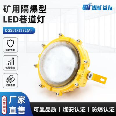 DGS51/127L(A)矿用隔爆型LED巷道灯、煤矿防爆巷道灯LED防爆照明