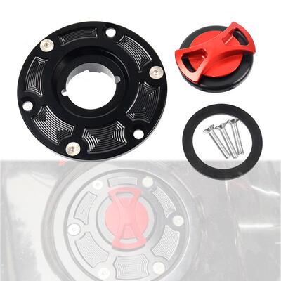 适用凯旋Tiger1050/800/800XC/TT600改装铝合金快开快锁油箱盖