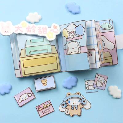 Sanrio Pachacco Cinnamoroll Homemade Diy Quiet Toy Book Knea