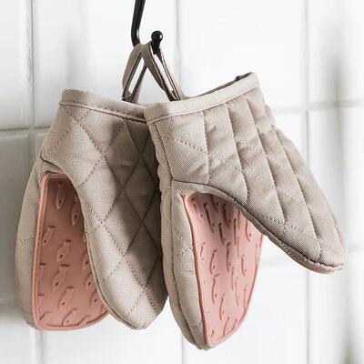 1PC Silicone Anti-scalding Oven Gloves Mitts Potholder Kitch