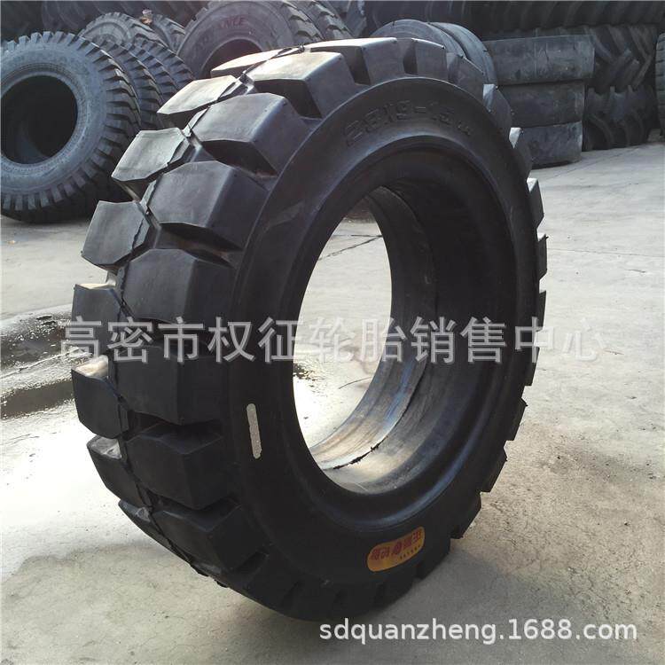 现货供应28*9-15叉车实心轮胎28×9-15工程机械轮胎8.15-15
