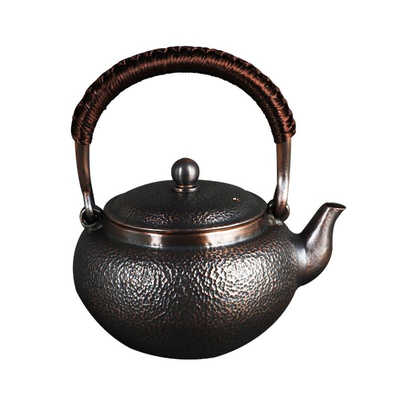1.3L铜壶烧水茶壶泡茶煮茶器纯铜加厚家用老式仿古功夫茶具套装