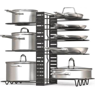 Pan rack Pot rack Organizer Kitchen storage rack Cabinet锅架