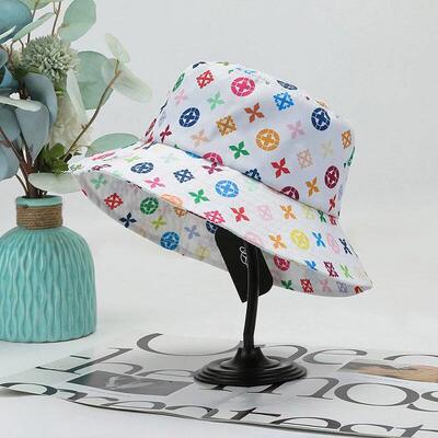Summer Unisex Harajuku Bucket Hat Graffiti Women Men Fishing