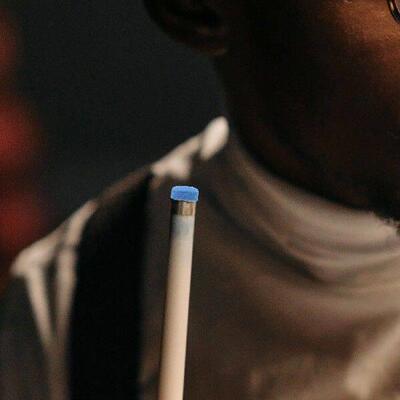 50Pcs Billiard Tips Replacement Tips for Pool Cue Stick