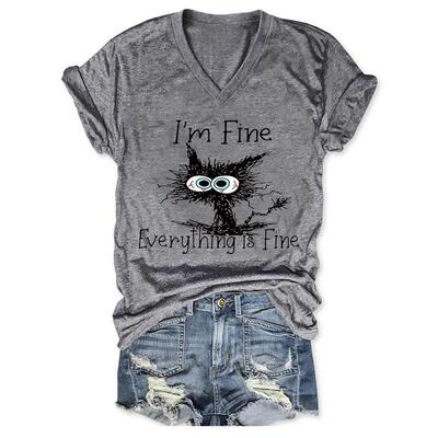 Golf Gift T-Shirt For Men And Women Sarcastic Cat Graphic