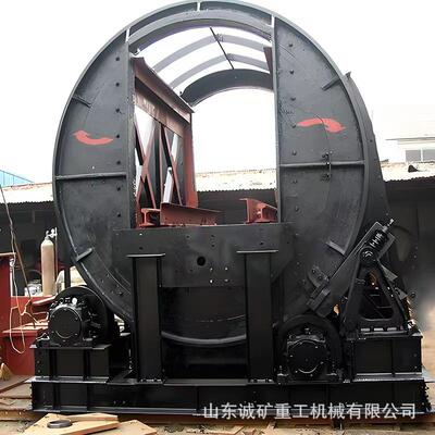 可整机远运载荷大滚筒式翻车机FGY-1/6型滚筒式翻车机