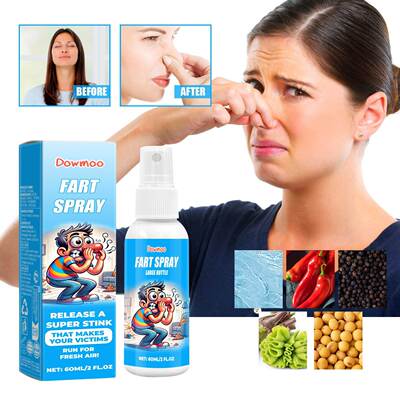 DOWMOO Stinky Spray Liquid Fart Spray for Pranks and Enterta