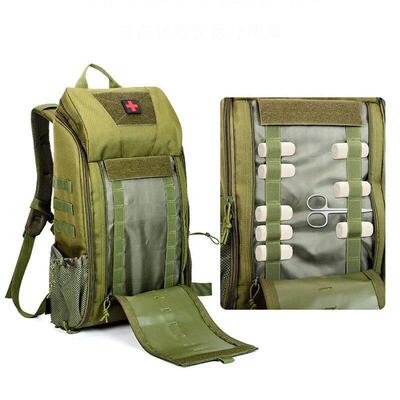Tactical Outdoor Medical Backpack Large Capacity Camping Mou