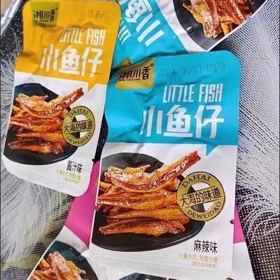 整箱100包】湘川香劲辣小鱼仔湖南特产鱼干 干毛毛鱼海味麻辣零食