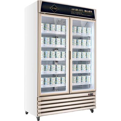 [供应]TTH玻璃门冷冻雪糕柜商用立式便利店双门大容量展示柜