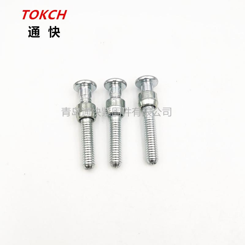 风机环槽铆钉 达克罗哈克钉 热镀锌虎克钉 汽车集装箱环槽铆钉