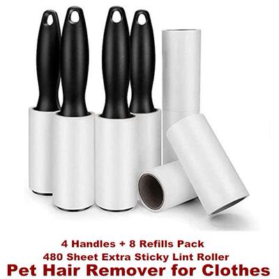 Sticky Lint Roller Pet Hair Remover Clothes Picker Cleaner