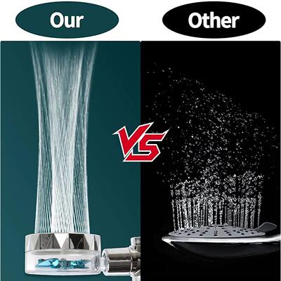 High-Pressure Shower Head Handheld Turbo Fan Showerhead With