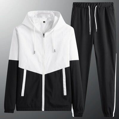 Men’s Casual 2-Piece Sports Set Unisex Couples’ Four-Seaso