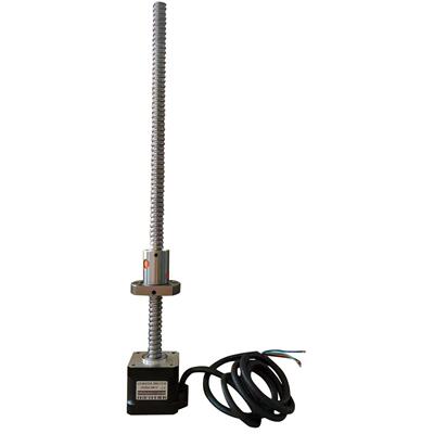 42滚珠丝杆电机丝杆长300mmSFU1204滚珠丝杆NEMA1742滚珠电机