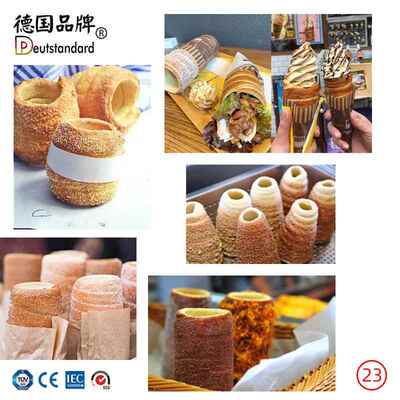 面包圈机电热烟仓卷卷横式KLI烟囱烤面圈机机蛋糕卷炉卧式面包包