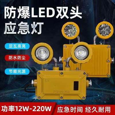 供应 BXJ LED防爆双头应急灯10W防爆灯 防爆应急灯BZD130防爆灯