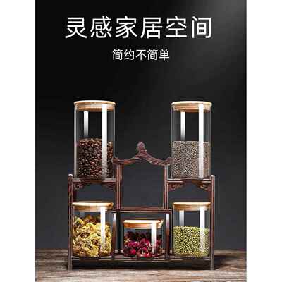 Ceramic sealed jar with lid storage canister sugar tea