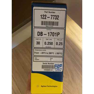 安捷伦气相色谱柱 122-7732 DB-1701P ，30m×0.25mm×0.25um