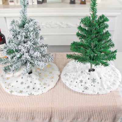 Christmas tree skirt Tabletop Christmas tree skirt ornament