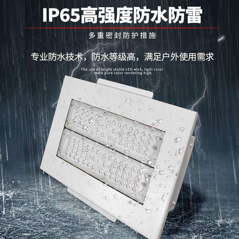 LED油站灯 150W200W嵌入式应急天棚灯体育馆仓库码头加油站防爆灯