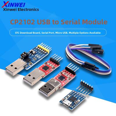 Ch9102/Cp2102模块USB转Ttl串口Uart Flash升级板Stc下载程序