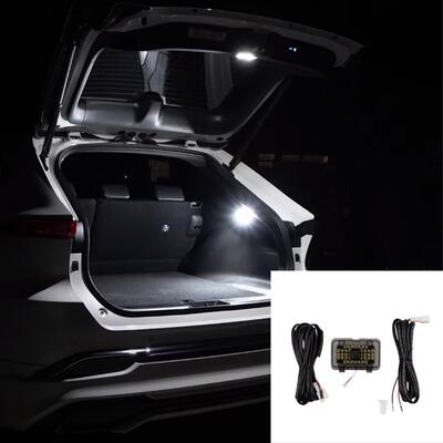 适用丰田哈里亚harrier80系尾门增设灯后备箱灯触摸款带记忆功能