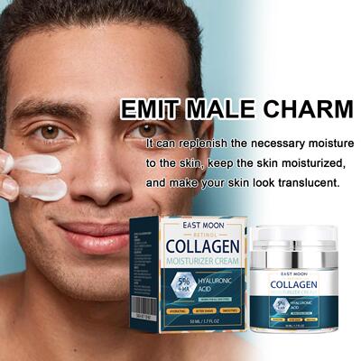 East Moon Men's Collagen Moisturizing Cream - A hydrating fa