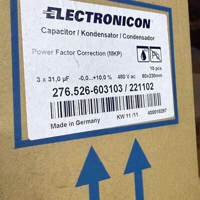 ELECTRONICON 276.526-603103/221102 3*31UF 480V 薄膜电容